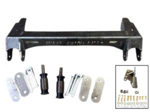 Jeep CJ Shackle Reversal Kit 5" Shackles Includes Steering Box Mount ...