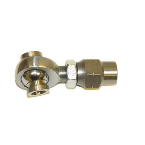 7/8" x 7/8" LH Rod End Kit w/ Tube Insert (1" ID), Jam Nut & High ...